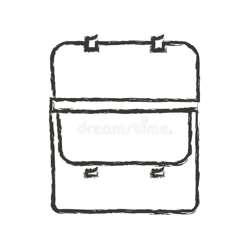 Open Briefcase Silhouette