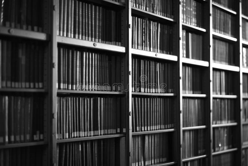 Monochrome book stock photo. Image of bookshelf, library - 66648268