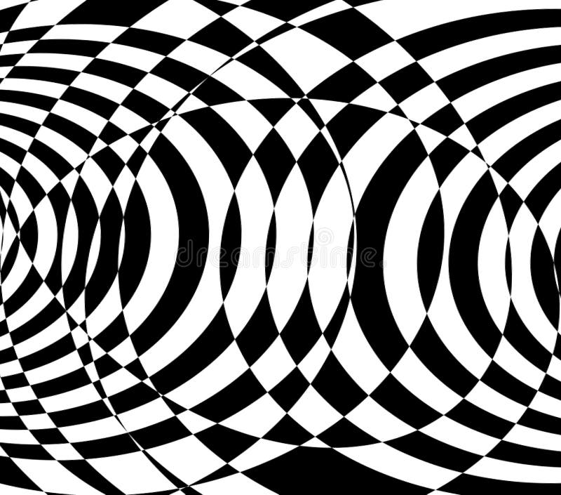 Monochrome Cg Non-ai Geometric Repeating Half Circle Pattern ...