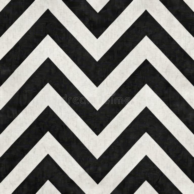 Monochrome Chevron Pattern with Bold Zigzag Lines for Modern Design ...