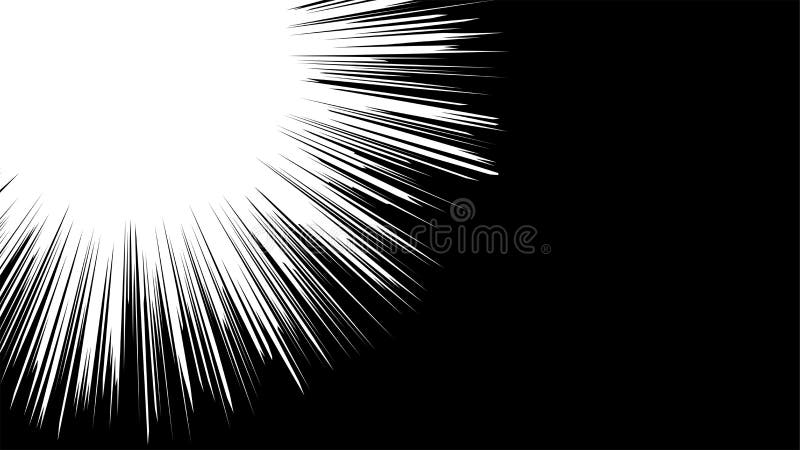 Monochrome Concentrated Line. Vector Flat Illustration Stock Vector ...