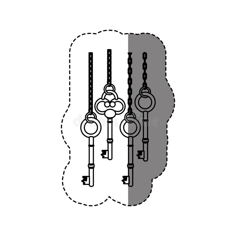 Hanging House Keys Stock Illustrations – 195 Hanging House Keys Stock ...