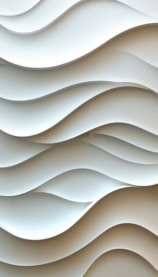 Monochrome 3D Wavy Texture Background, Elegant Minimalist Design ...