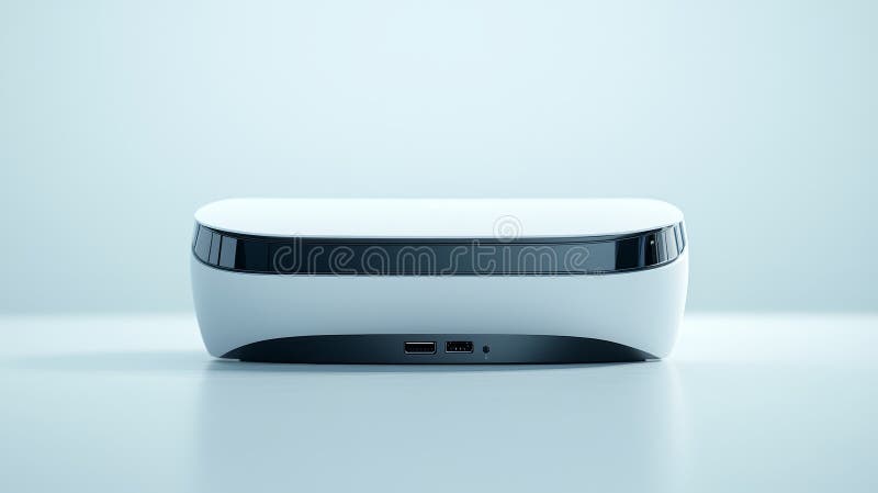 Monochrome Device on White Study in Minimalist Technology and Design ...