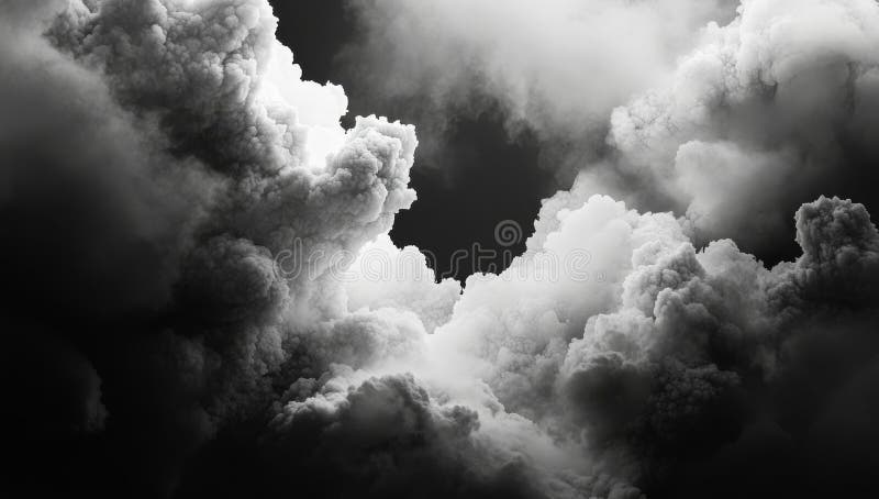 This Monochrome Digital Artwork Presents an Abstract Aerial View of ...