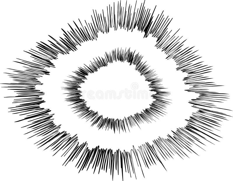 Monochrome Distorted Explosion Stock Vector - Illustration of nuclear ...
