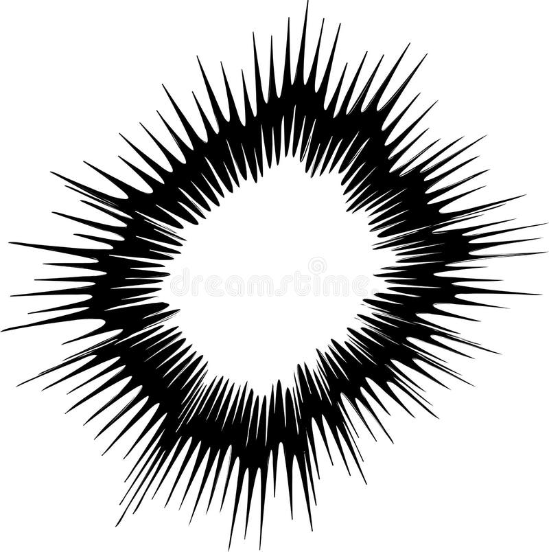 Monochrome Distorted Explosion Stock Vector - Illustration of emphasis ...