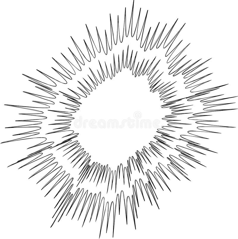 Monochrome Distorted Explosion Stock Vector - Illustration of cartoon ...