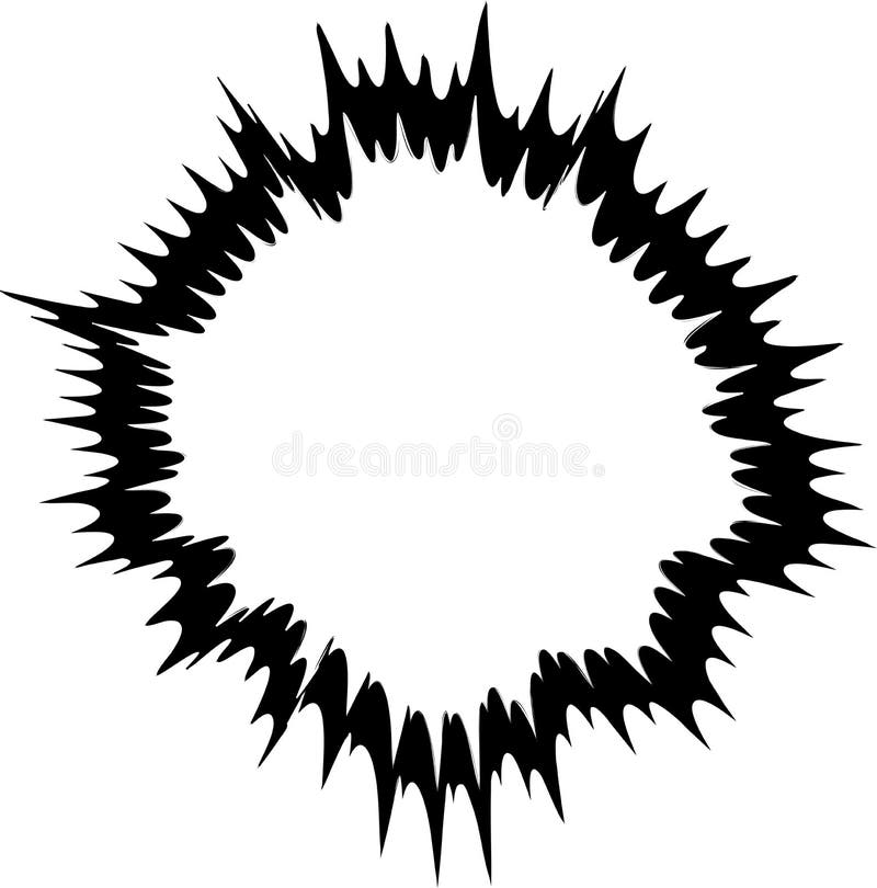 Monochrome Distorted Explosion Stock Vector - Illustration of texture ...