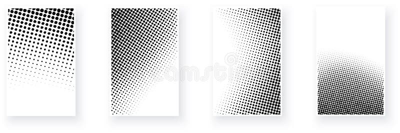 Monochrome Dot Gradient Art Stock Vector - Illustration of paper ...