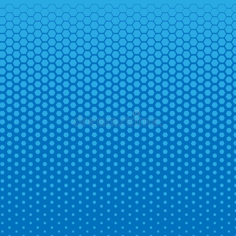 Monochrome Dots Background. Blue Color. Abstract Fade Backdrop. Vintage ...