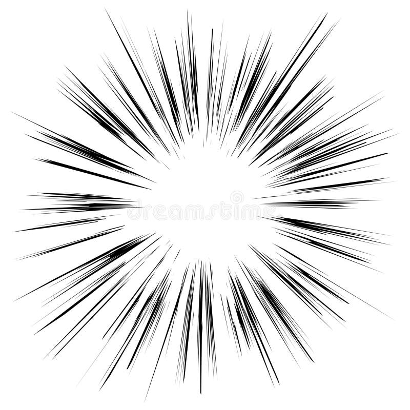 A Monochrome Explosion Effect Stock Vector - Illustration of impact ...
