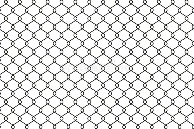 Monochrome Fence Pattern. Vector Illustration Stock Vector ...