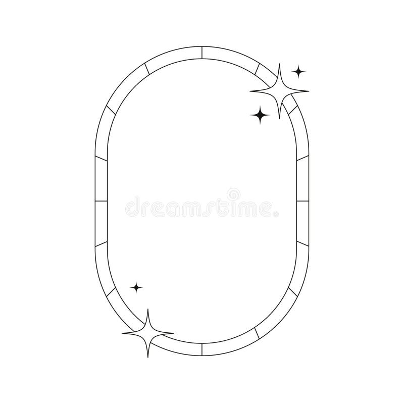 Monochrome frame vintage stock vector. Illustration of retro - 359870000