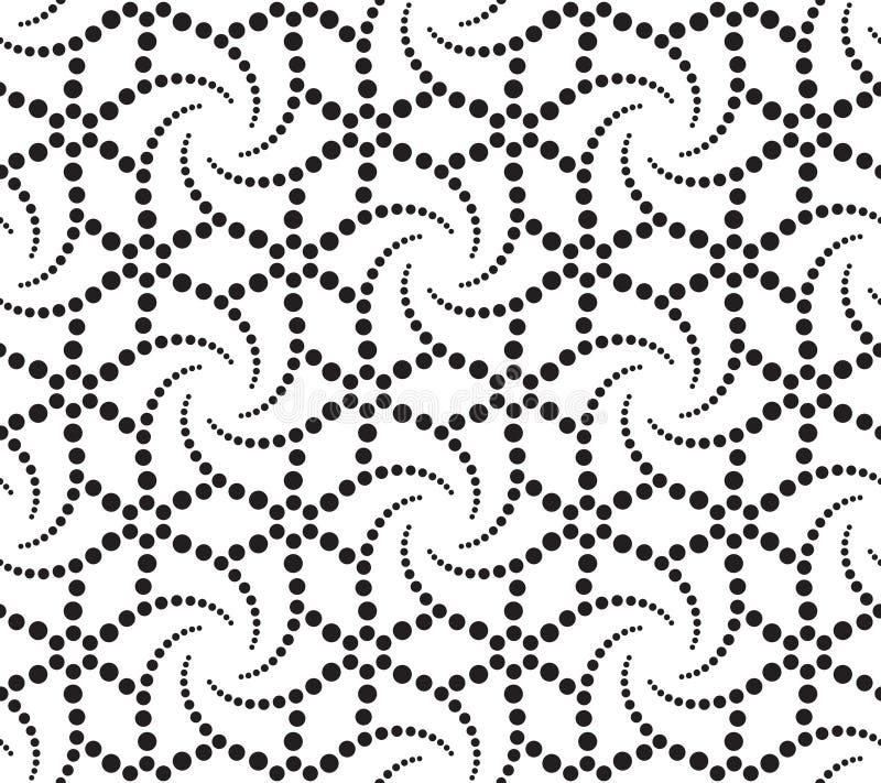 Monochrome Geometric Pattern Stock Vector - Illustration of monochrome ...