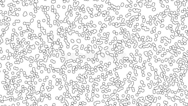 Monochrome Geometric Shapes in Random Style on White Gradient Stock ...