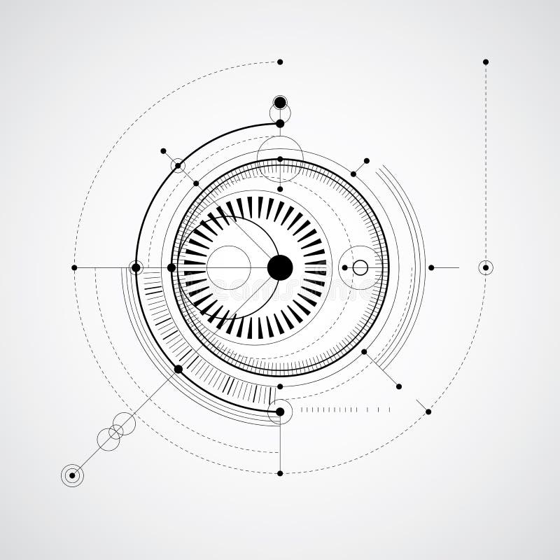 Geometric Technology Red Vector Drawing, Technical Wallpaper. Ab Stock ...