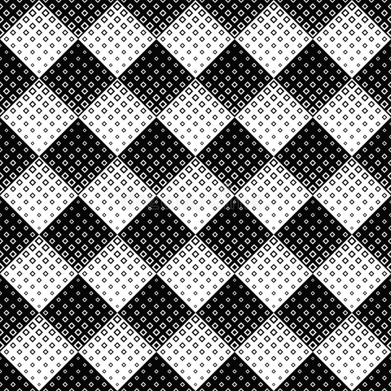 Monochrome Geometrical Abstract Diagonal Square Pattern Background Stock Vector - Illustration ...