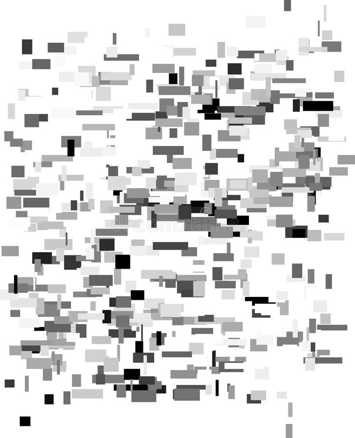 Monochrome Glitch Vector Overlay. TV and Computer Screen Error Stock ...