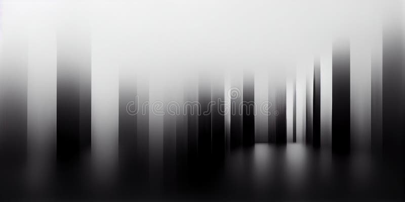 Monochrome Gradient Black Stripes Blur Effect Abstract Background Stock ...