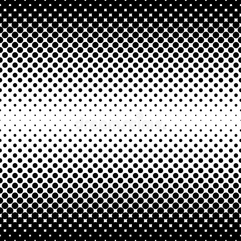 Monochrome Halftone Abstract Background Stock Vector - Illustration of ...