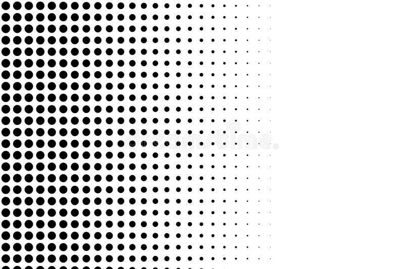 Monochrome Halftone Gradient with Clean Edge Stock Illustration ...