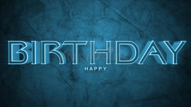 Monochrome Happy Birthday Text on Blue Gradient Stock Video - Video of ... Monochrome Happy Birthday Text on Blue Gradient Stock Video - Video of ...