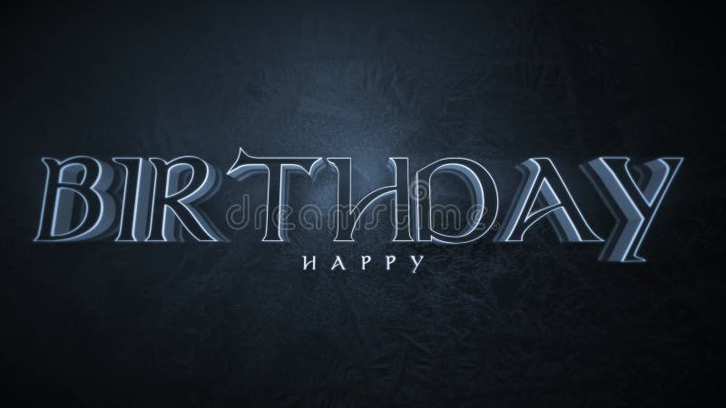 Monochrome Happy Birthday Text on Blue Gradient Stock Video - Video of ... Monochrome Happy Birthday Text on Blue Gradient Stock Video - Video of ...