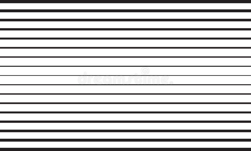 Monochrome Horizontal Stripes Background, Repeating Geometric Pattern ...