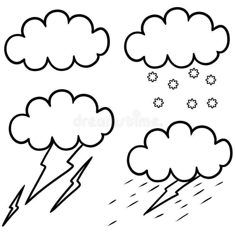 Thunder Coloring Pages