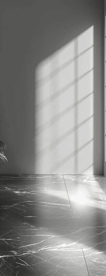 Sunlight Streaming through Window in a Modern Home Interior Stock Image ...