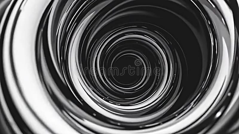 Monochrome 4K Abstract Swirls Generative AI Stock Footage - Video of ...
