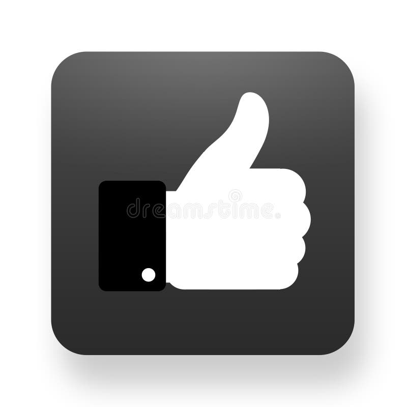 Monochrome like icon stock illustration. Illustration of social - 99849065