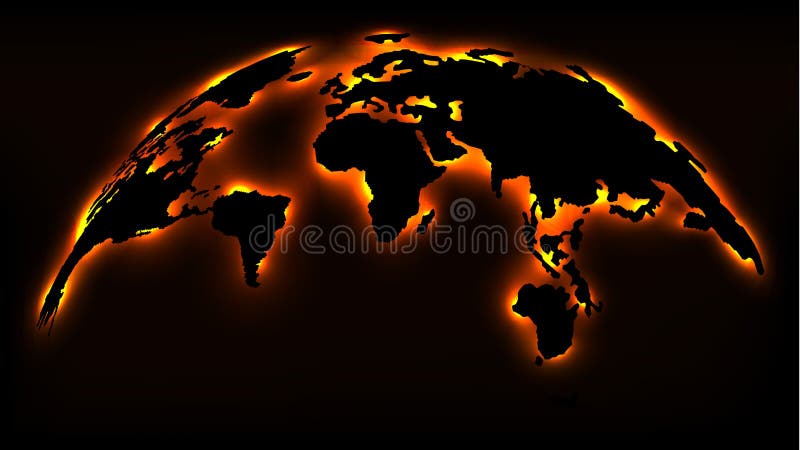 Monochrome 3D Globe Map in Dark Grey Stock Vector - Illustration of ... Monochrome 3D Globe Map in Dark Grey Stock Vector - Illustration of ...