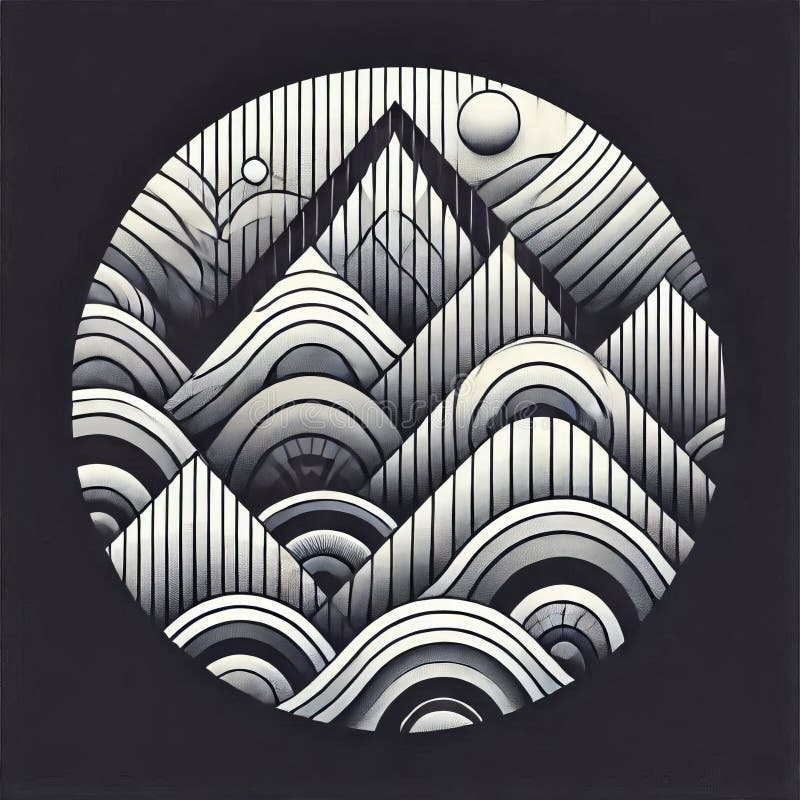 Monochrome Minimalism Using a Single Color Often with Variation Stock ...