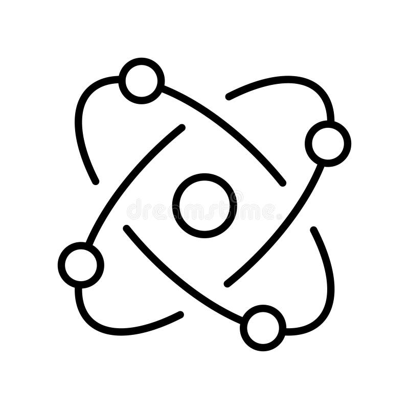 Chemistry chain stock vector. Illustration of cyclic - 14147838