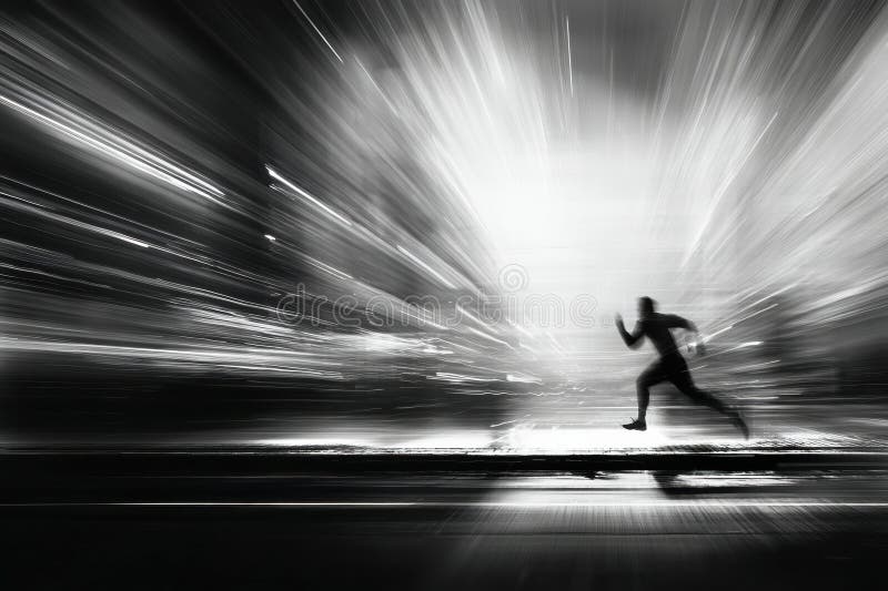 Monochrome Motion Blur Captures the Essence of Speed and Athleticism ...