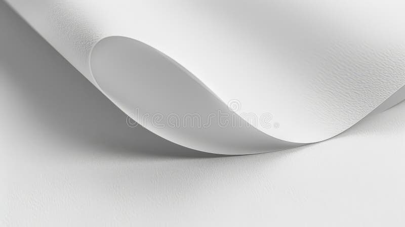 Monochrome Paper Waves Create a Striking Display of Minimalism Stock ...