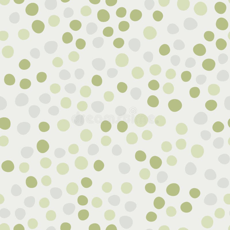 Monochrome Pastel Dots Abstract Hand Drawn Pattern Stock Vector ...