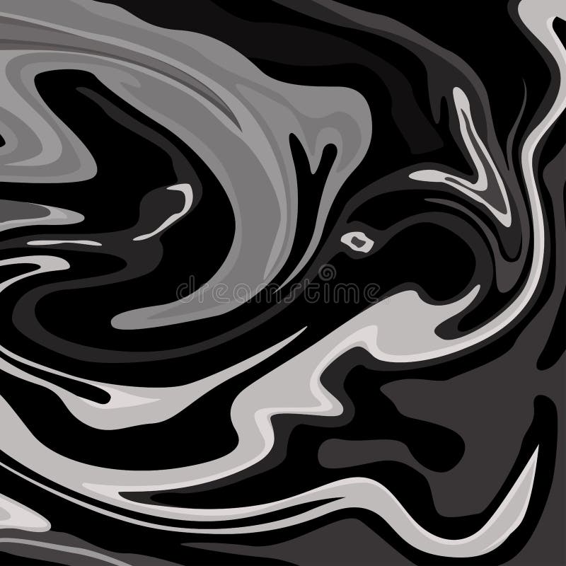 Pattern As Abstract Monochrome Shapes Stock Vector - Illustration of ...