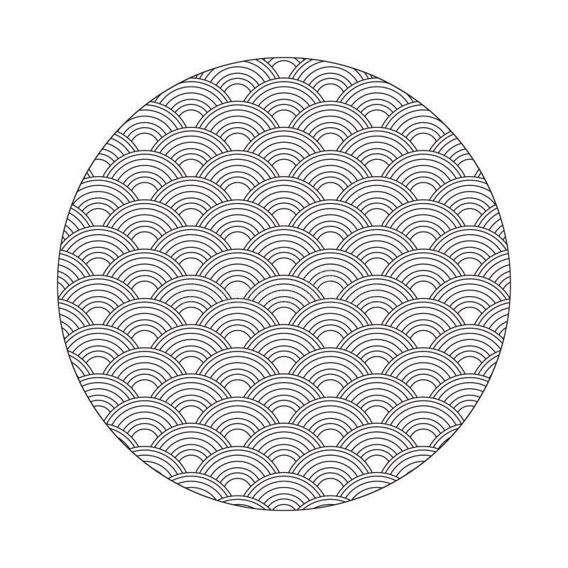 Monochrome Pattern Design. Vector Illustration Decorative Design Stock ...