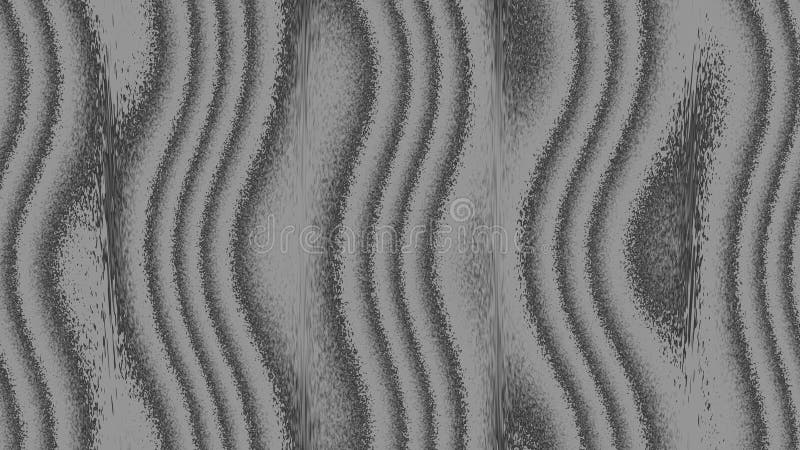 Monochrome Pattern of Flowing Lines. Noisy Texture Stock Illustration ...