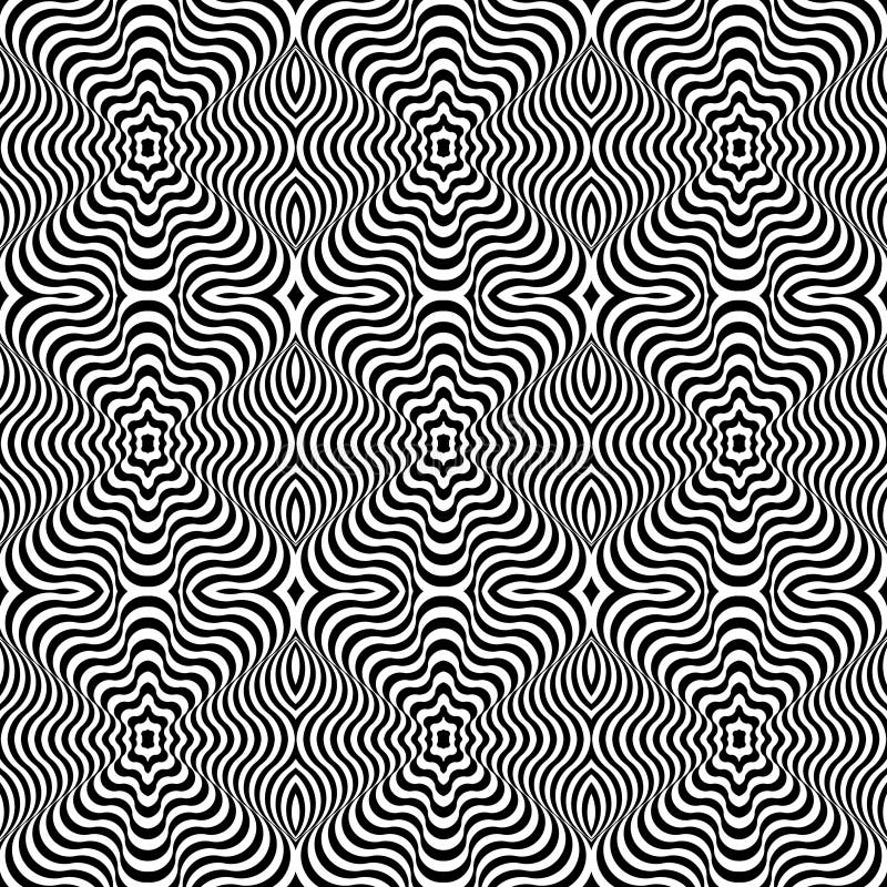 Seamless Monochrome Pattern Stock Vector - Illustration of pattern ...