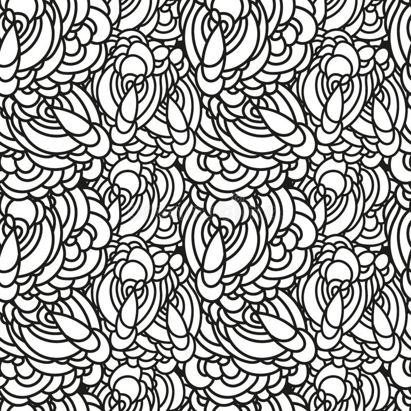 Monochrome pattern stock illustration. Illustration of cloth - 60365498