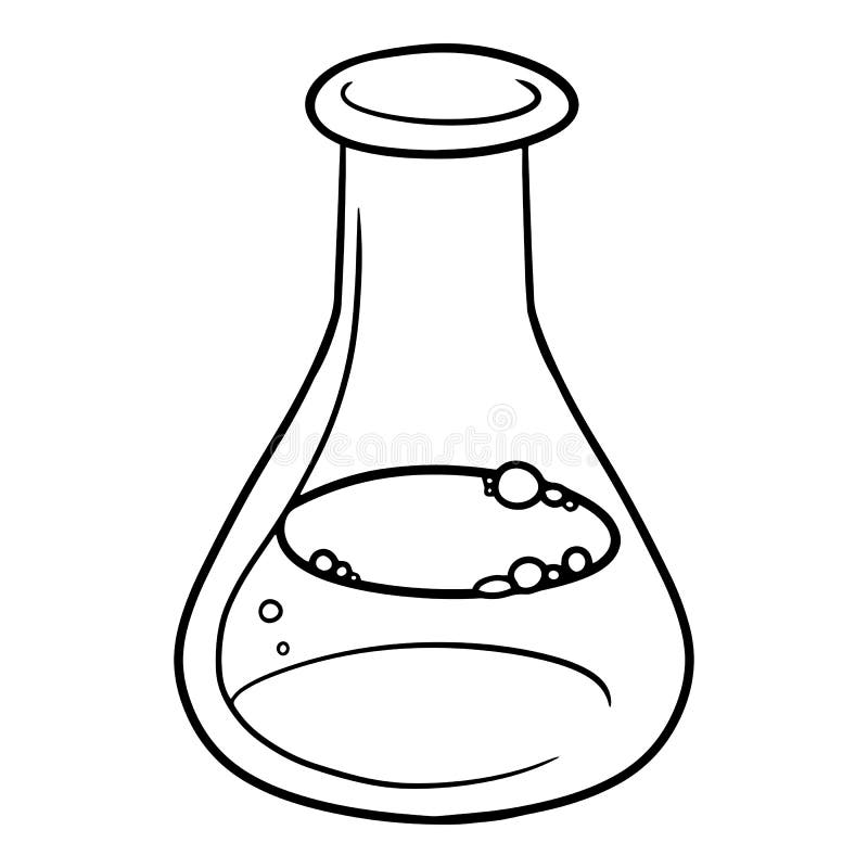 Triangular Lab Flask Stock Illustrations – 166 Triangular Lab Flask ...