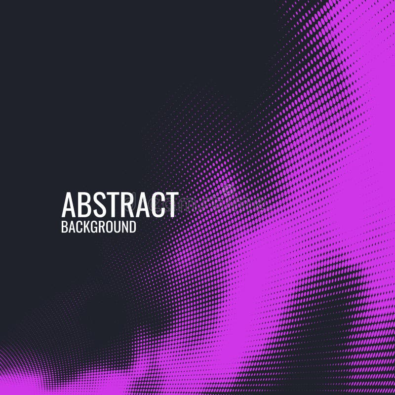 Monochrome Printing Raster, Abstract Vector Halftone Background. Stock ...