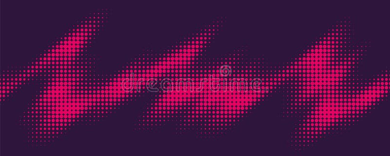 Monochrome Printing Raster, Abstract Vector Halftone Background Stock ...