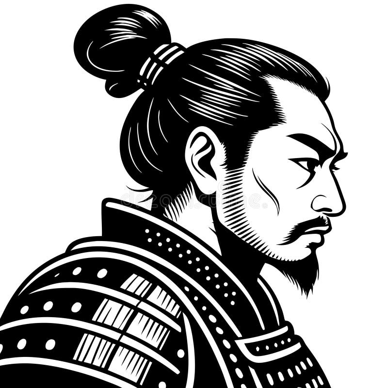 Samurai Warrior Face Tattoo