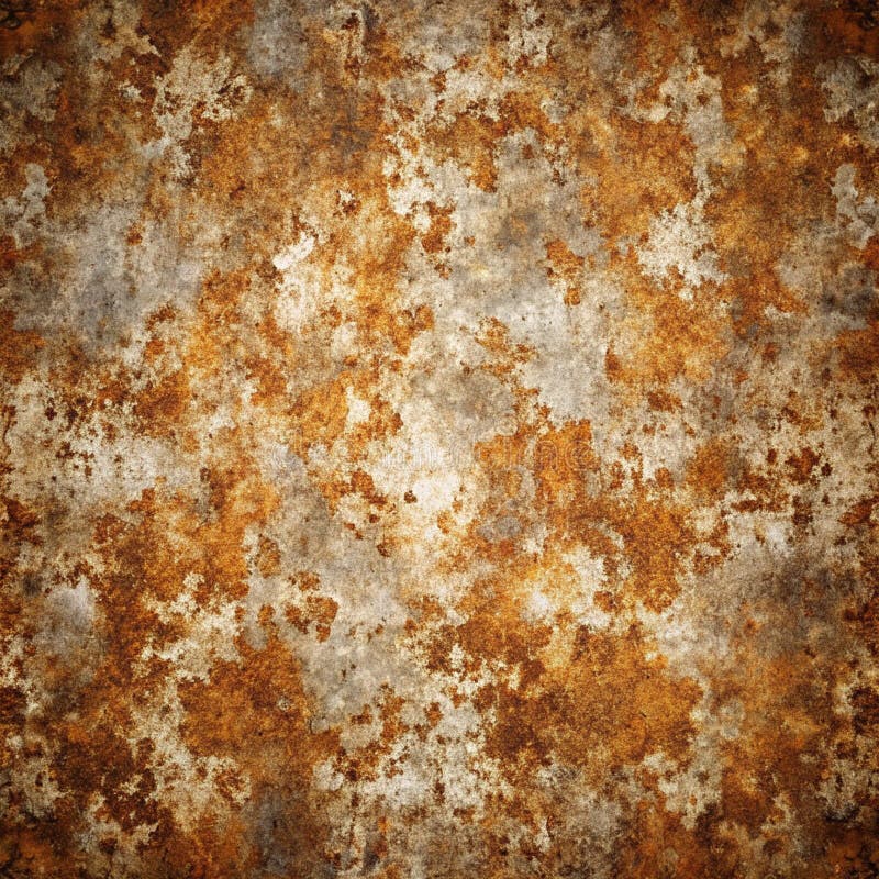 Monochrome Retro Grunge Texture Illustration with Aged Rust Stock ...