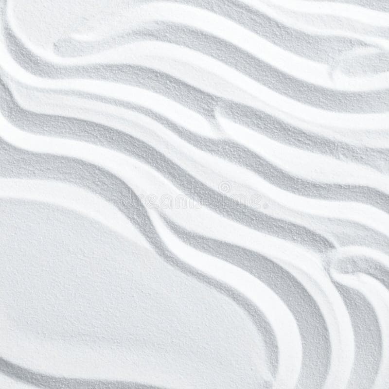 Monochrome Sandy Waves Texture Pattern in White and Gray Abstract ...